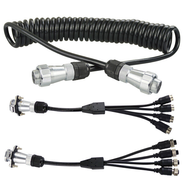 7pin Trailer Cable Set For 4 Cameras | New Transvision Technlogy Co ...