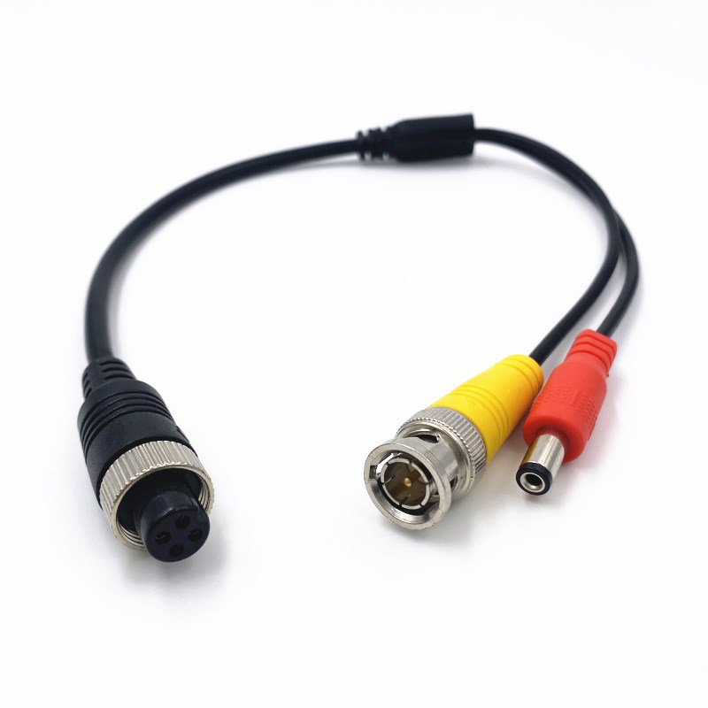 4pin Male To BNC + DC Converter | New Transvision Technlogy Co., Limited