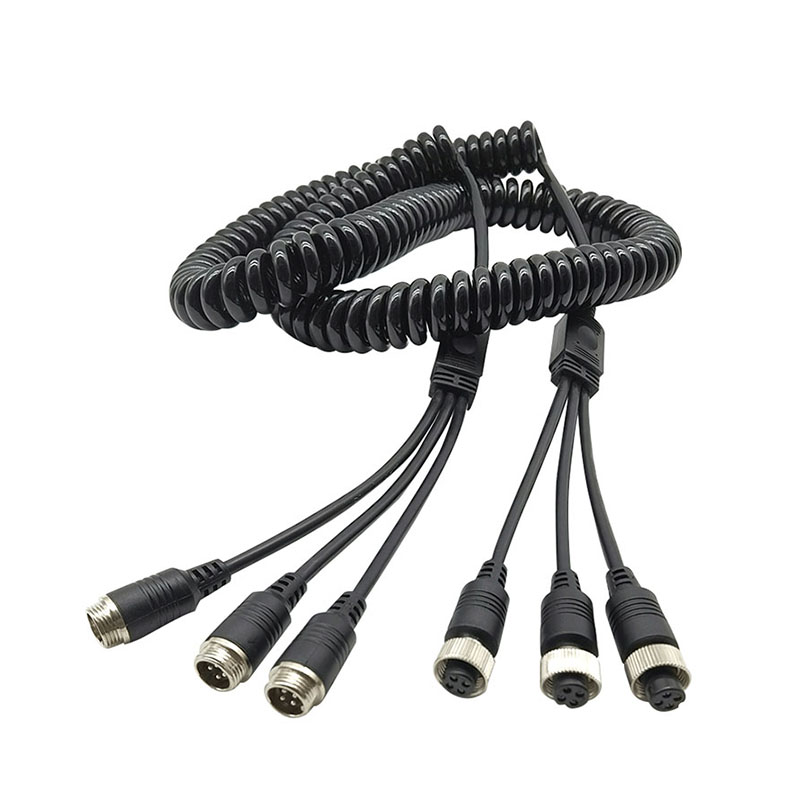 4pin Curly Cable 3 Way For Trailers | New Transvision Technlogy Co ...