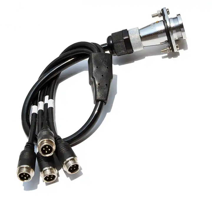 7pin Aopulo Male To 4CH 4pin Male | New Transvision Technlogy Co., Limited